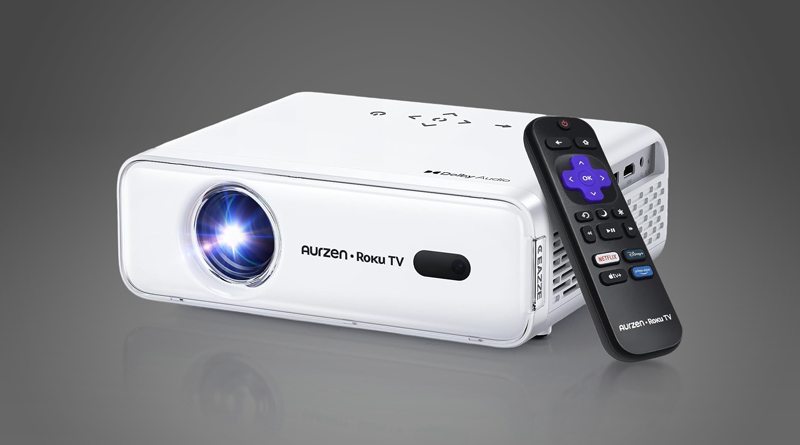 Aurzen Launches Affordable AirPlay-Compatible Projector with Roku TV ...